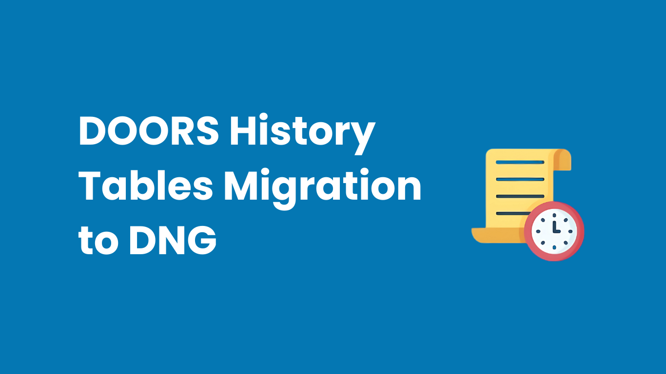 Softacus - DOORS History Tables Migration to DNG